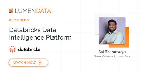 Databricks Data Intelligence Platform Demo Lumendata