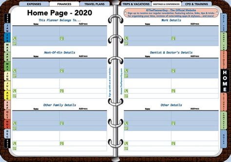 The Planner Guy 2020 Interactive Digital Planner Diary 2 Etsy