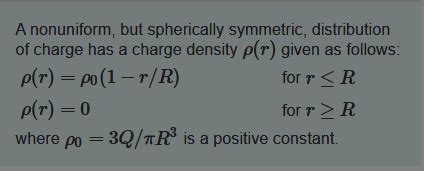 A Find The Total Charge Contained In The Chegg Com
