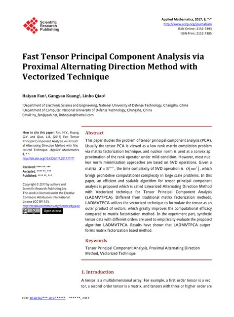 pdf fast tensor principal component analysis via proximal alternating