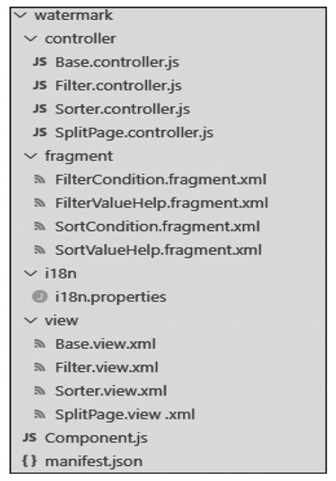 Project Components In Sapui5