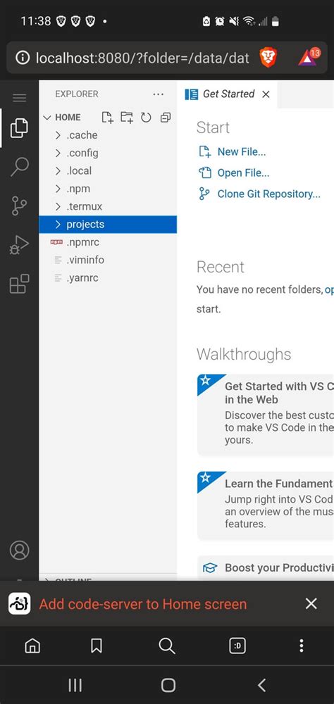 Using Termux To Run Vscode On Android Rmobilecoders