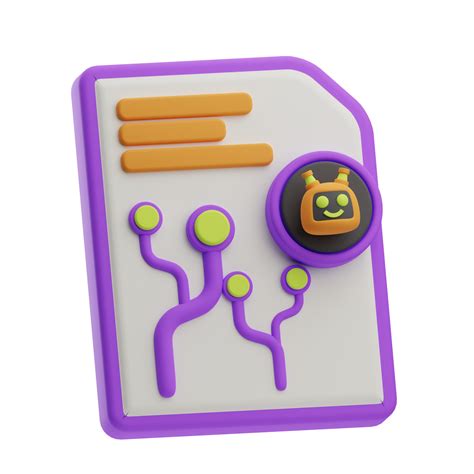 Virtual Assistant Object Virtual File 3d Illustration 36487045 Png