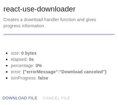 React Use Downloader Npm