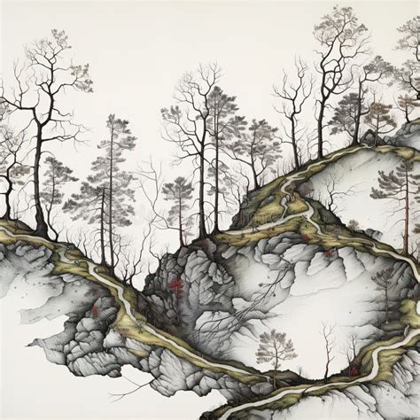 The Beautiful Structure Of Trees Stock Illustration Illustration Of Park Branches 295379458