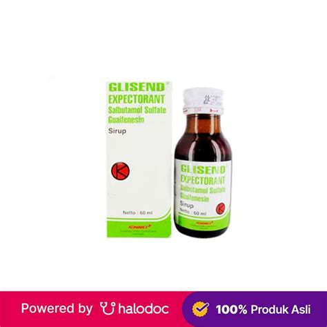 Jual Glisend Expectorant 60 Ml Di Seller Apotek Tbs Bandung Cipagalo