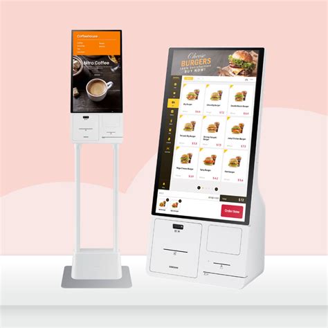 삼성 키오스크 포스기 무인 카페매장점포 키오스크 포스기 전국 무료 설치 애플페이