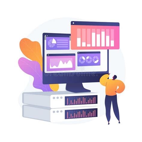 Dashboard Analytics Vector Concept Metaphor Stock Vector Illustration