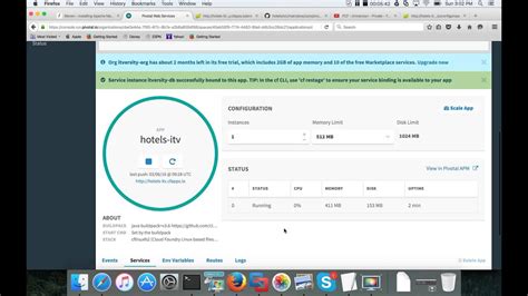 Pivotal Web Services Integrate Spring Boot Application With Mysql