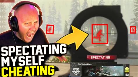 I SPECTATED MYSELF CHEATING?!? (CALL OF DUTY WARZONE) - YouTube