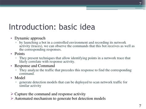 Ppt Automatically Generating Models For Botnet Detection Powerpoint