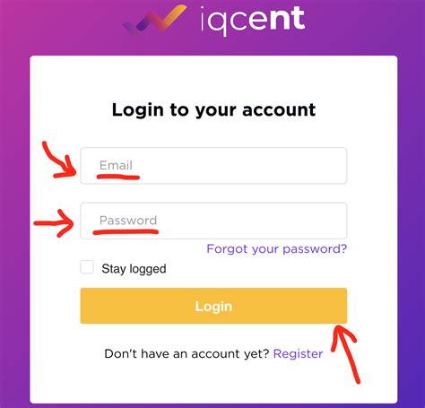 Iqcent How To Log In Or Enter To The Broker Iqcent Pro