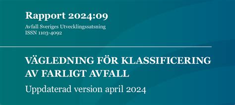 Avfall Sverige Kemakta Konsult