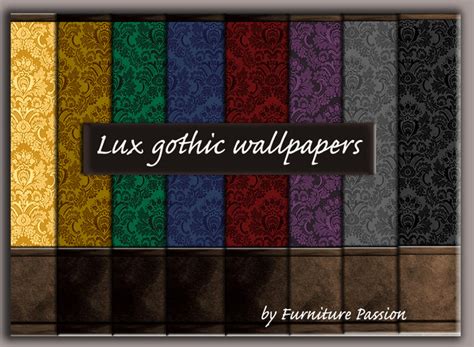Second Life Marketplace Lux Gothic Wallpaper Textures Full Perm By