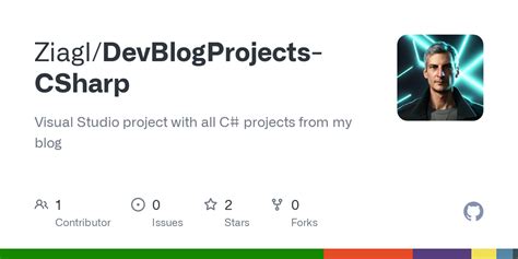 GitHub Ziagl DevBlogProjects CSharp Visual Studio Project With All C Projects From My Blog