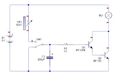 Rangkaian Timer Dengan Transistor Belajar Teknik Elektro Robotika Pemrograman Teknologi Dan