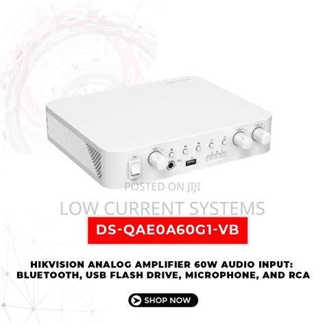 Hikvision Analog Amplifier 60W Audio Multiple Input In Spintex