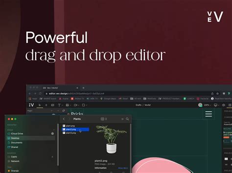 Vev Powerful Drag And Drop Editor By Vev On Dribbble