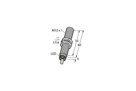 Bi4u M12e Vp44x Inductive Sensor With Extended Switching Distance Uprox Tipteh