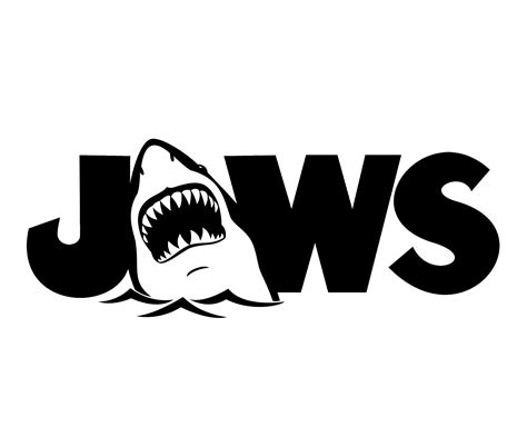 Jaws Movie Graphic Svg File For Cutting Machines Like Cricut And Silhouette And Pdf File For