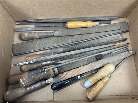 Lot Assorted Files And Rasps