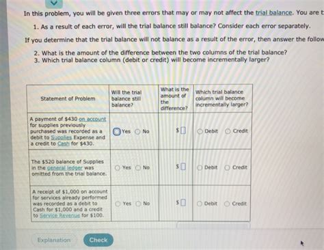 solved in this problem you will be given three errors that