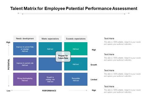 Talent Matrix For Employee Potential Performance Assessment Ppt Powerpoint Presentation Icon