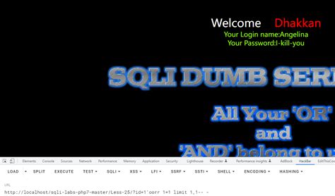 sqli labs 到 米斯特李 博客园