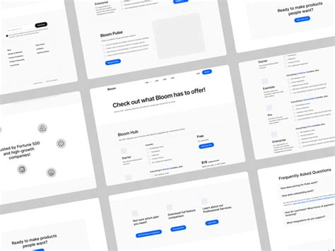 Modern Saas Pricing Table Ui Ux And Ui Kits Ft Pricing And Saas Envato
