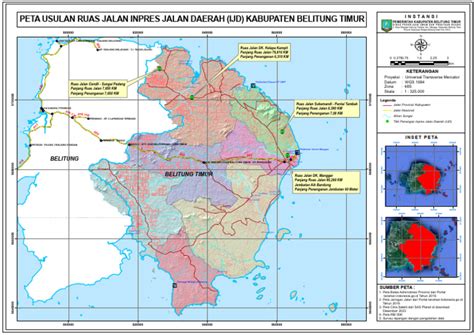 Peta Usulan Ijd 2024 Kab. Belitung Timur | PDF