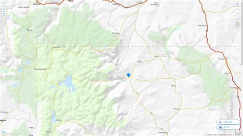 Cody Wyoming Map United States