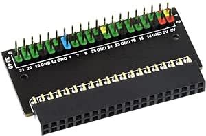 Amazon Com GPIO Header Adapter Compatible With Raspberry Pi 400 Header Easy Expansion Color
