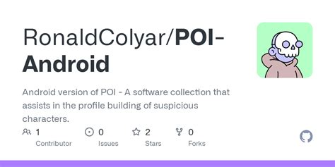 GitHub RonaldColyar POI Android Android Version Of POI A Software Collection That Assists