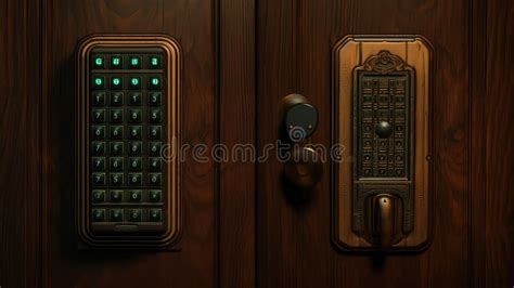 Lock Door Code Stock Illustration Illustration Of Generated 360870096
