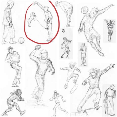 Человек В Движении Рисунок Карандашом 47 Фото