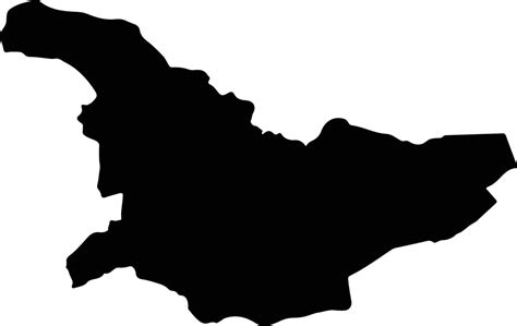 Baqa Saudi Arabia Silhouette Map 65768406 Vector Art At Vecteezy