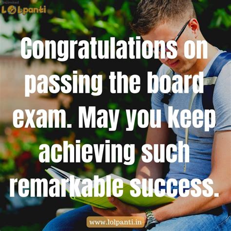 Congratulations Passing Exam Messages Lolpanti