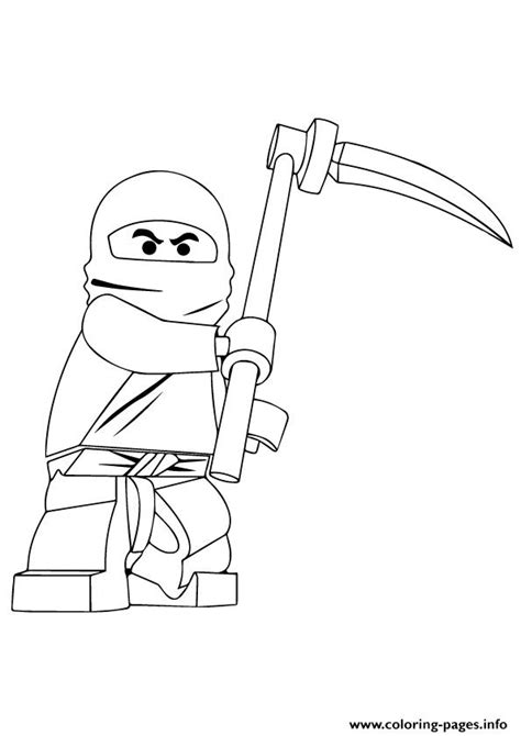 Ninjago Cole Coloring Page Printable