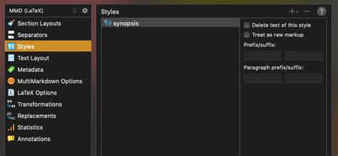 Formatting Synopsis Markdown And Latex Literature And Latte Forums