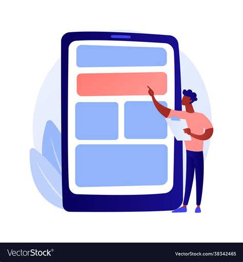 App Testing And Optimization Concept Metaphor Vector Image