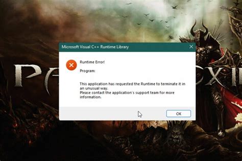 How To Fix Path Of Exile S Runtime Error