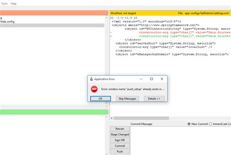 GIT Window Name Push Setup Already Exists In Parent Stack Overflow