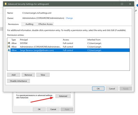 intellij not connecting to settings xml file ides support intellij