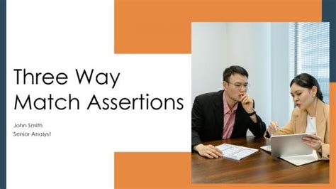 Three Way Match Assertions Ppt Information Acp Ppt Template
