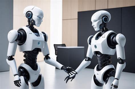 Generative Ai And Operational Serve Enable Two Ai Robots To Converse In