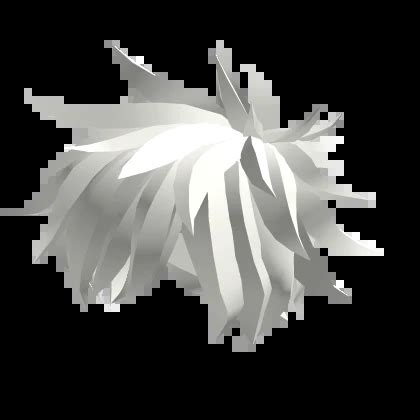 흰색 지저분한 스파이크 머리 Roblox