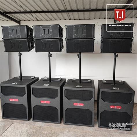 T I Pro Audio Professional Audio Line Array System Single 10 Inch Two