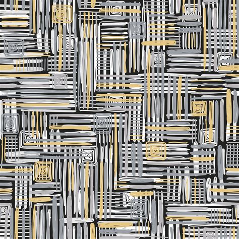 Multicolored Vector Seamless Pattern Of Different Hand Drawn Dashes