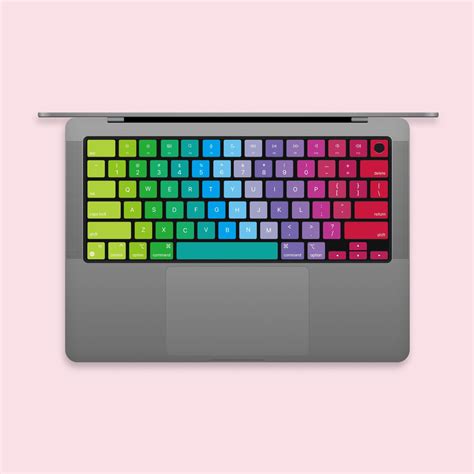 macbook keyboard cover rainbow