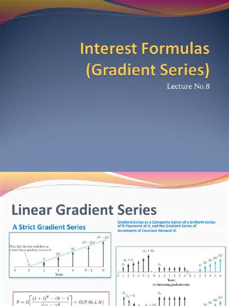 Interest Formulae Gradient Series Pdf